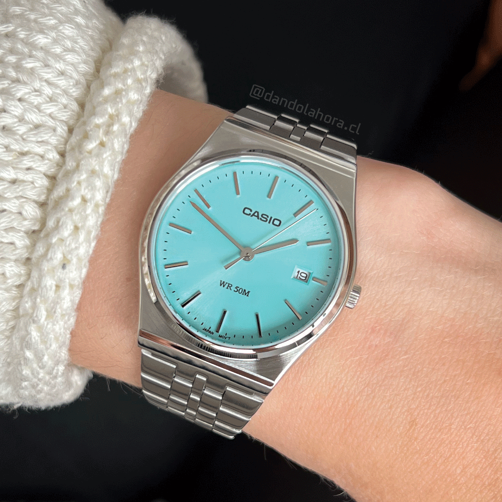 Reloj Casio Análogo MTP-B145D-2A1V Tiffany - Dando la Hora – Dando La Hora