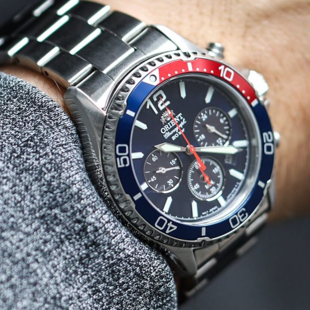 Reloj Orient RA-TX0201L10B Mako Chronograph Solar - Dando la Hora ...