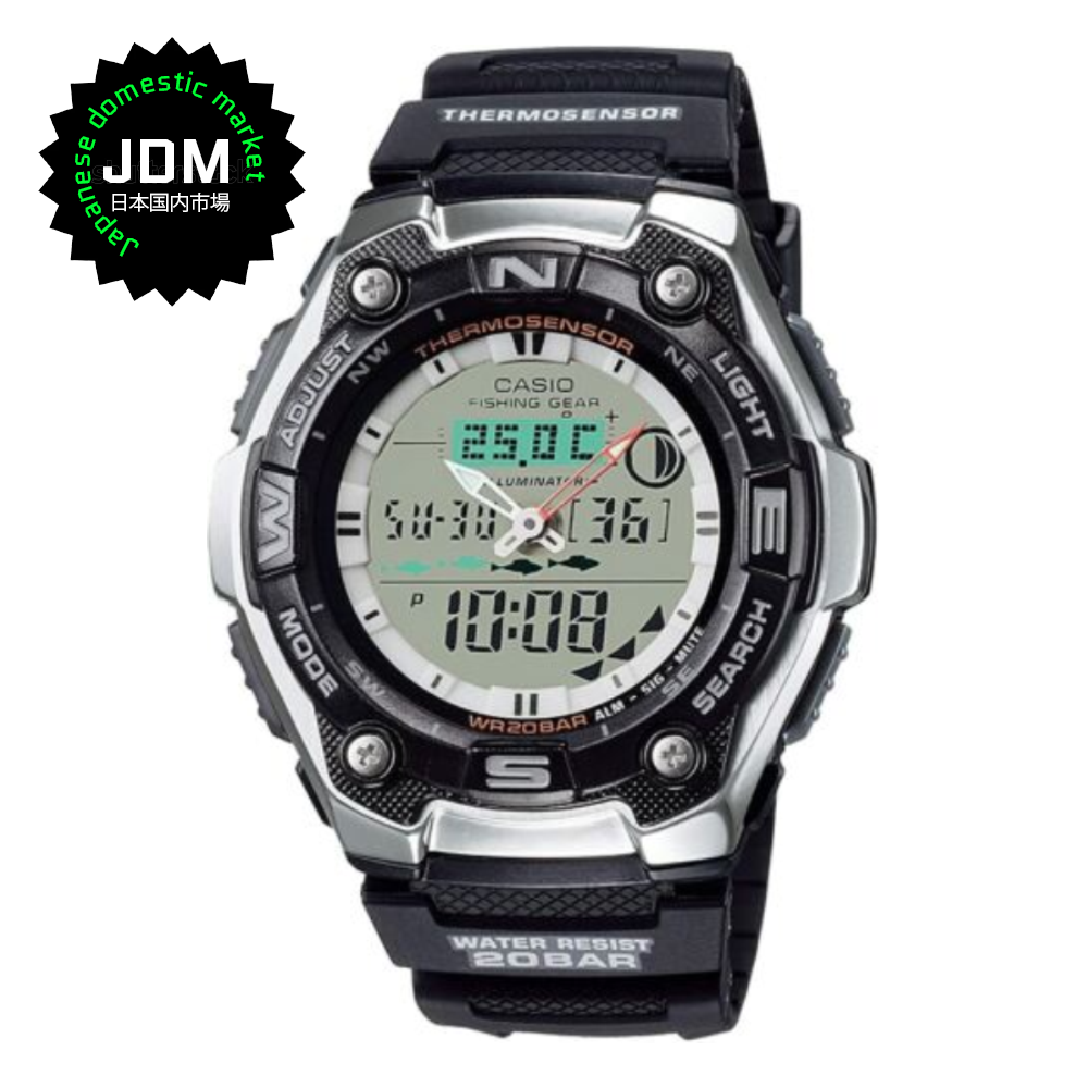 Reloj Casio Fishing Gear AQW-101-1AVCF Moon Phase - Dando la Hora ...