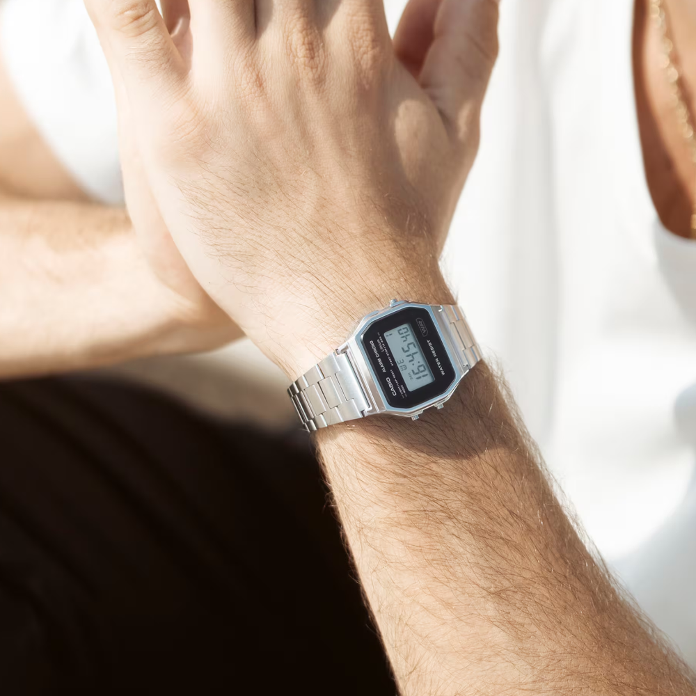 Reloj Casio Vintage A158WEA-1EF Plateado [EXCLUSIVO] - Dando la Hora - Dando La Hora