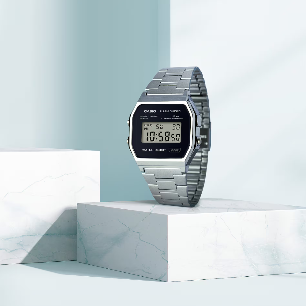 Reloj Casio Vintage A158WEA-1EF Plateado [EXCLUSIVO] - Dando la Hora - Dando La Hora