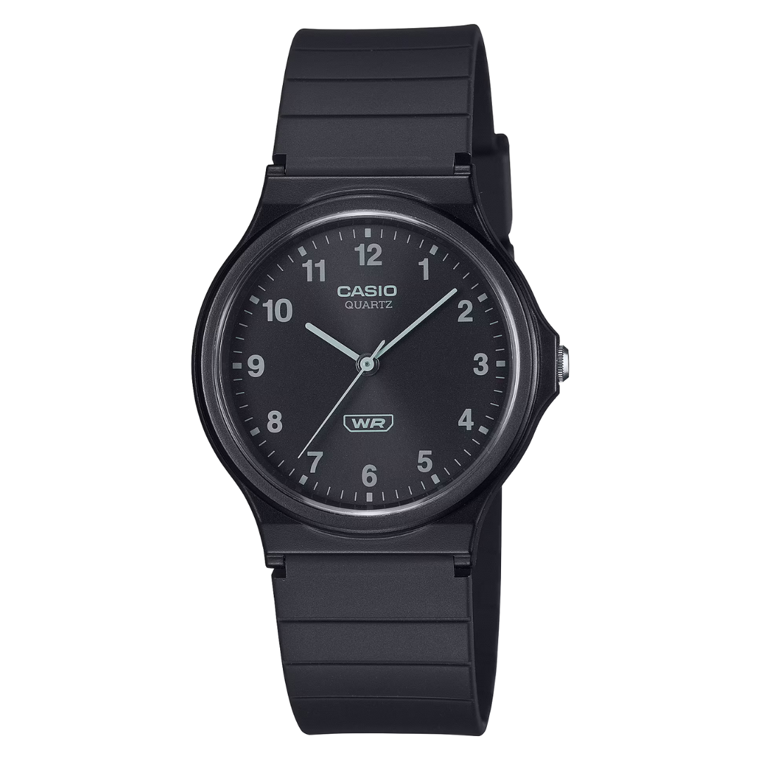 Reloj Casio Vintage MQ-24B-1B Negro Números - Dando la Hora - Dando La Hora