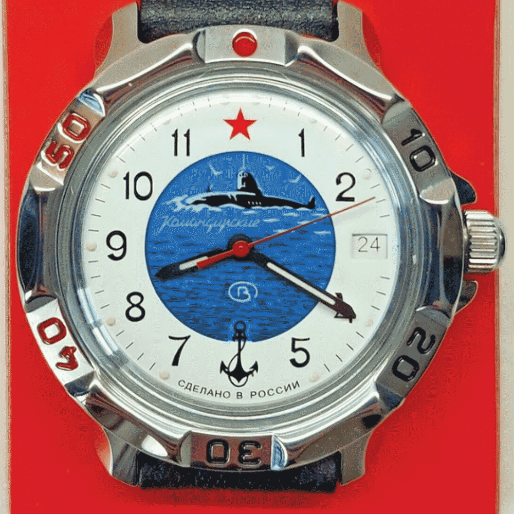 Reloj Vostok Komandirskie 811055 A Cuerda 40mm - Dando la Hora - Dando La Hora