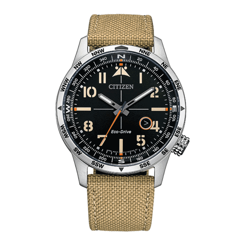 Reloj Citizen Eco- Drive BM7550-10E Solar Cal. E111 43mm - Dando La Hora