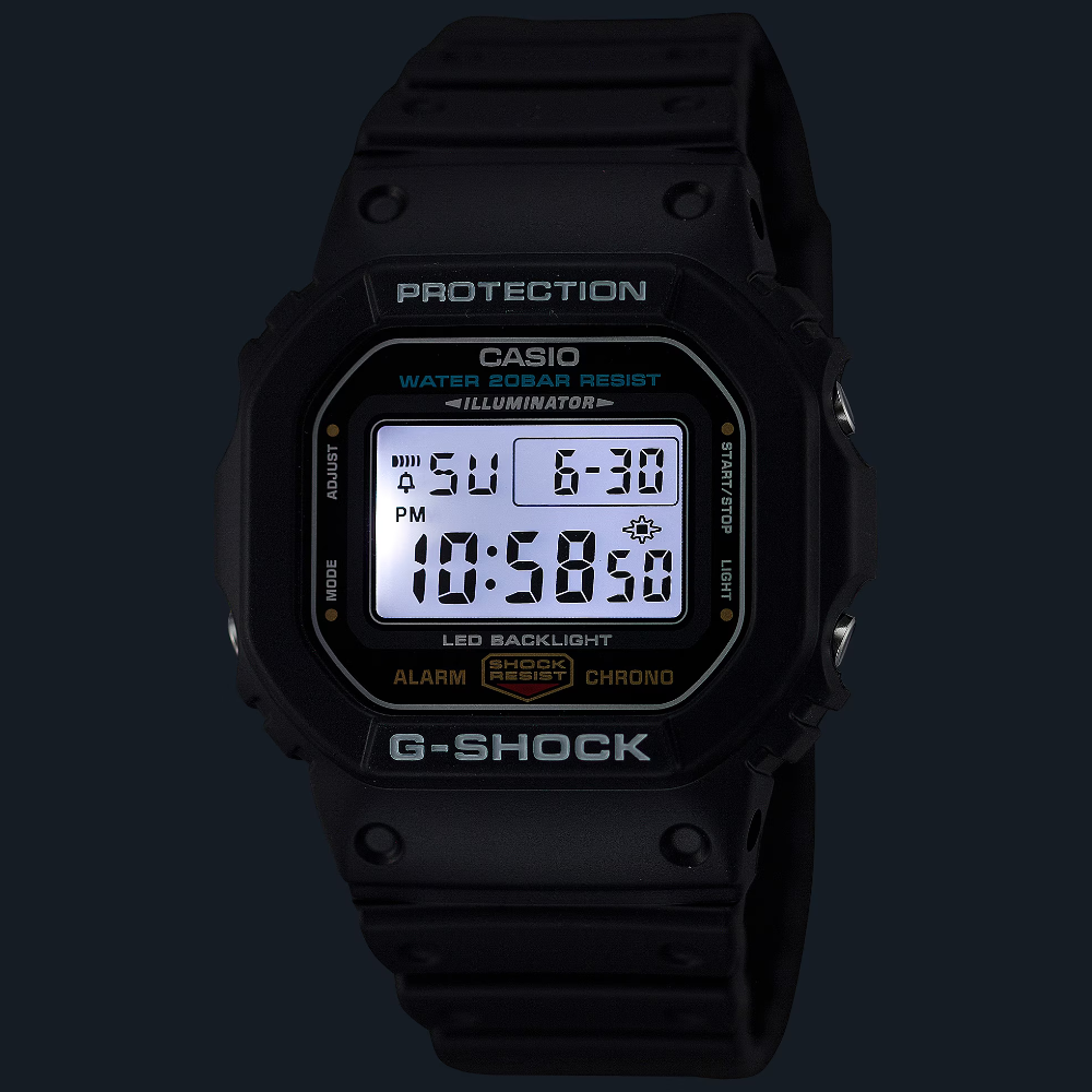 Reloj Casio G-Shock Vintage DW-5600UE-1JF Negro - Dando la Hora - Dando ...