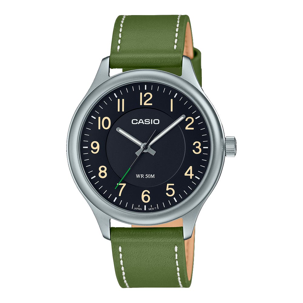 Reloj Casio Análogo MTP-B160L-1B1V Acero y Cristal Mineral 39mm - Dando ...