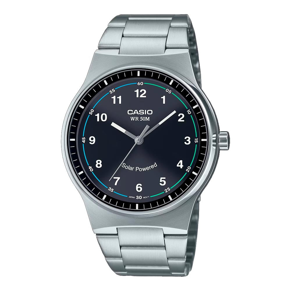 Reloj Casio Análogo MTP-RS105D-1BVDF Tough Solar Acero - Dando la Hora ...