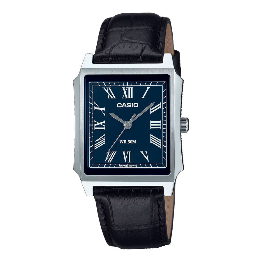 Reloj Casio Tank Análogo MTP-B190L-2BV Caja Acero – Dando La Hora