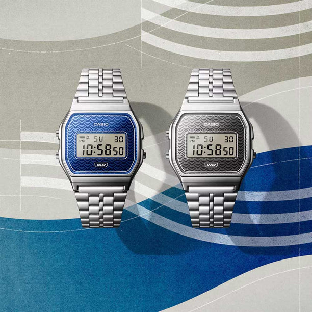 Reloj Casio Vintage A159WEVJ-7 Plateado MADE IN JAPAN – Dando La Hora