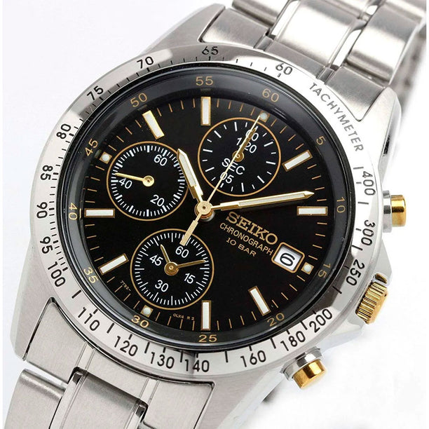 Reloj Seiko SBTQ043 Chronograph Quartz 38,5mm JDM – Dando La Hora