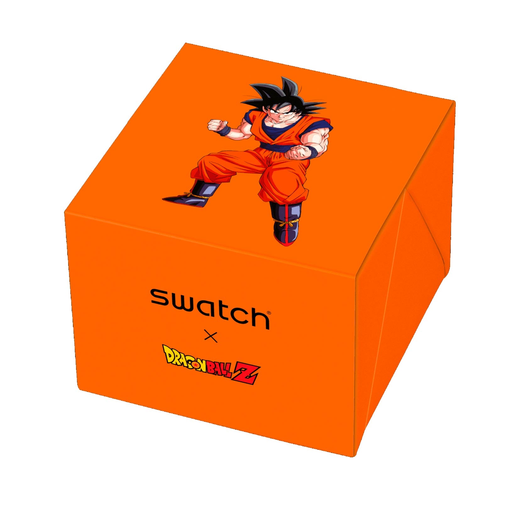 Reloj Swatch x Dragon Ball Z SB01Z101 Goku 47mm - Dando la Hora – Dando ...