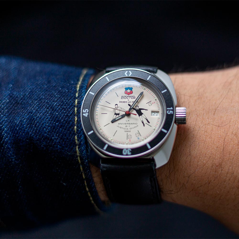 Reloj Vostok x Dando la Hora Justicia Divina, Mundial 1962 LX Aniversa ...