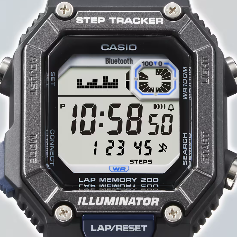 Reloj Casio Vintage WS-B1000-1AV Bluetooth Step Tracker – Dando La Hora