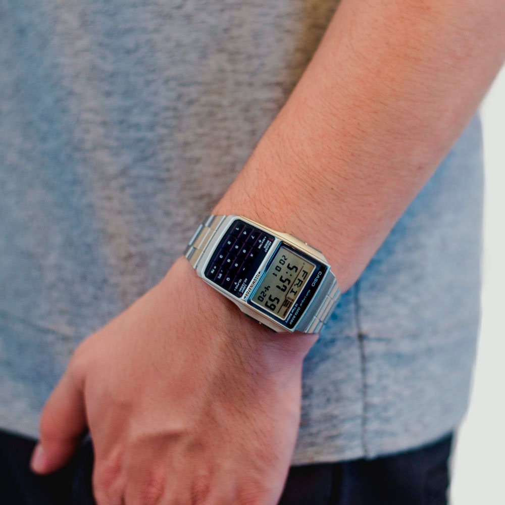 Reloj Calculadora Casio Databank Vintage DBC-32D-1ADF - Dando la Hora ...