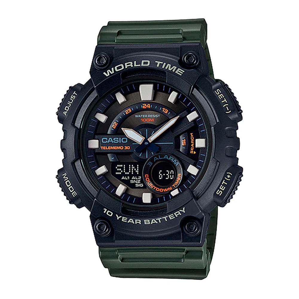 Reloj Casio Análogo-Digital Vintage AEQ-110W-3AVDF - Dando la Hora ...