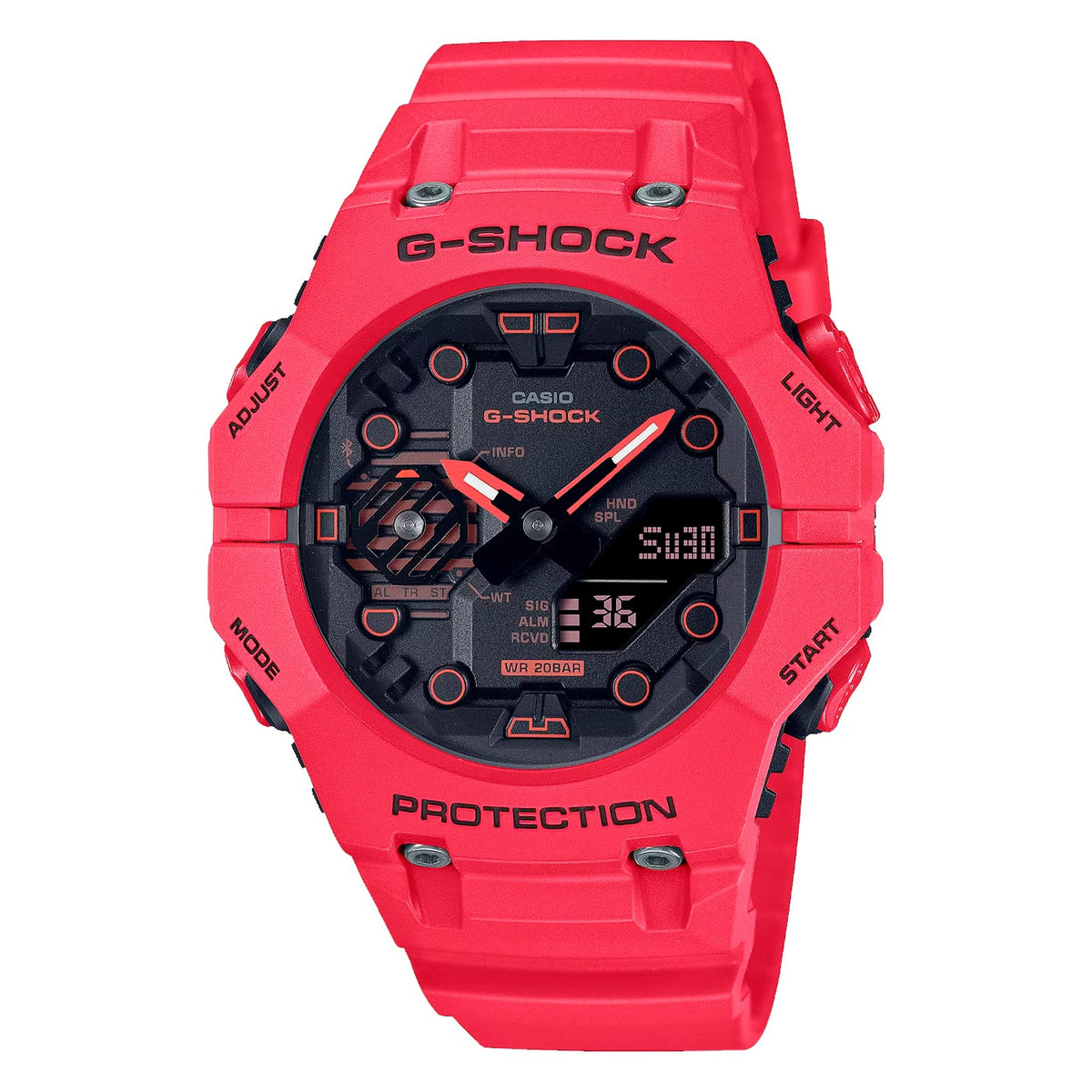 Reloj Casio G-Shock GA-B001-4ADR Bluetooth Rojo - Dando la Hora - Dando ...