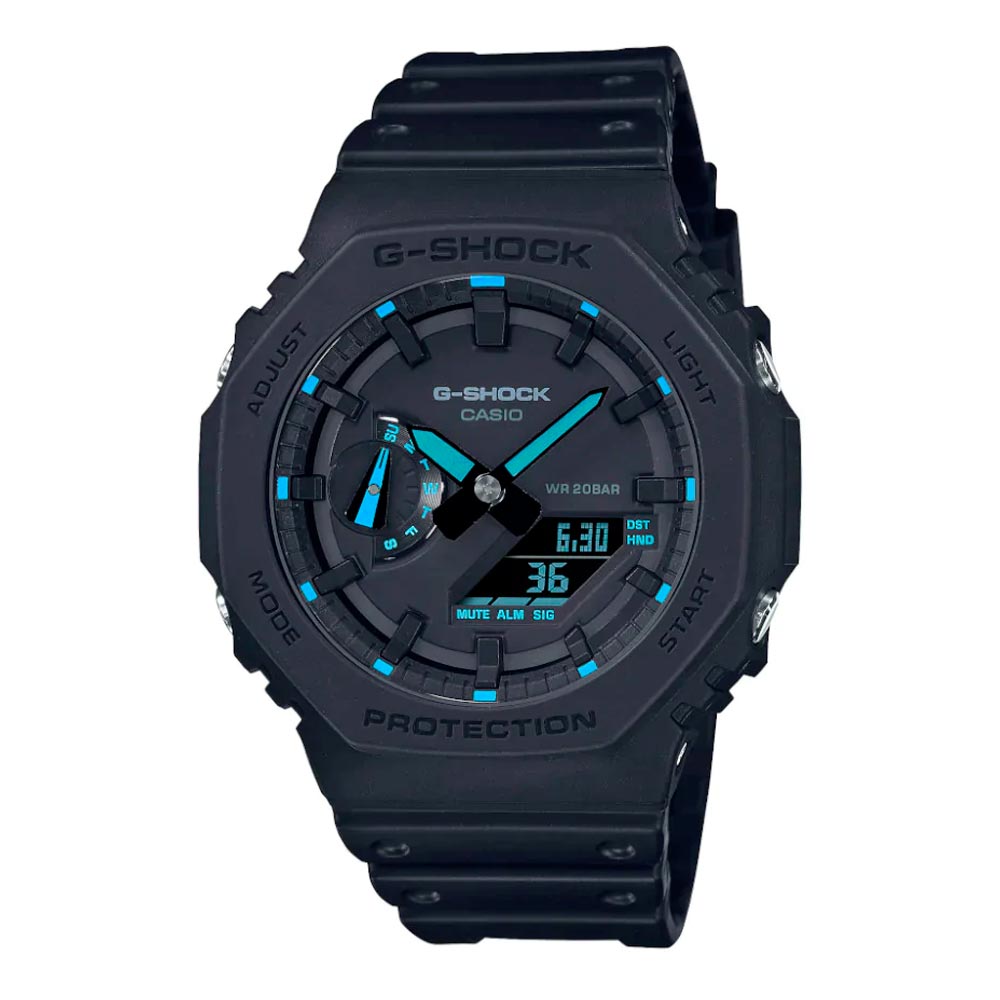 Reloj Casio G Shock Royal Oak Ga 2100 1a2dr Carbon Core Dando La Hora