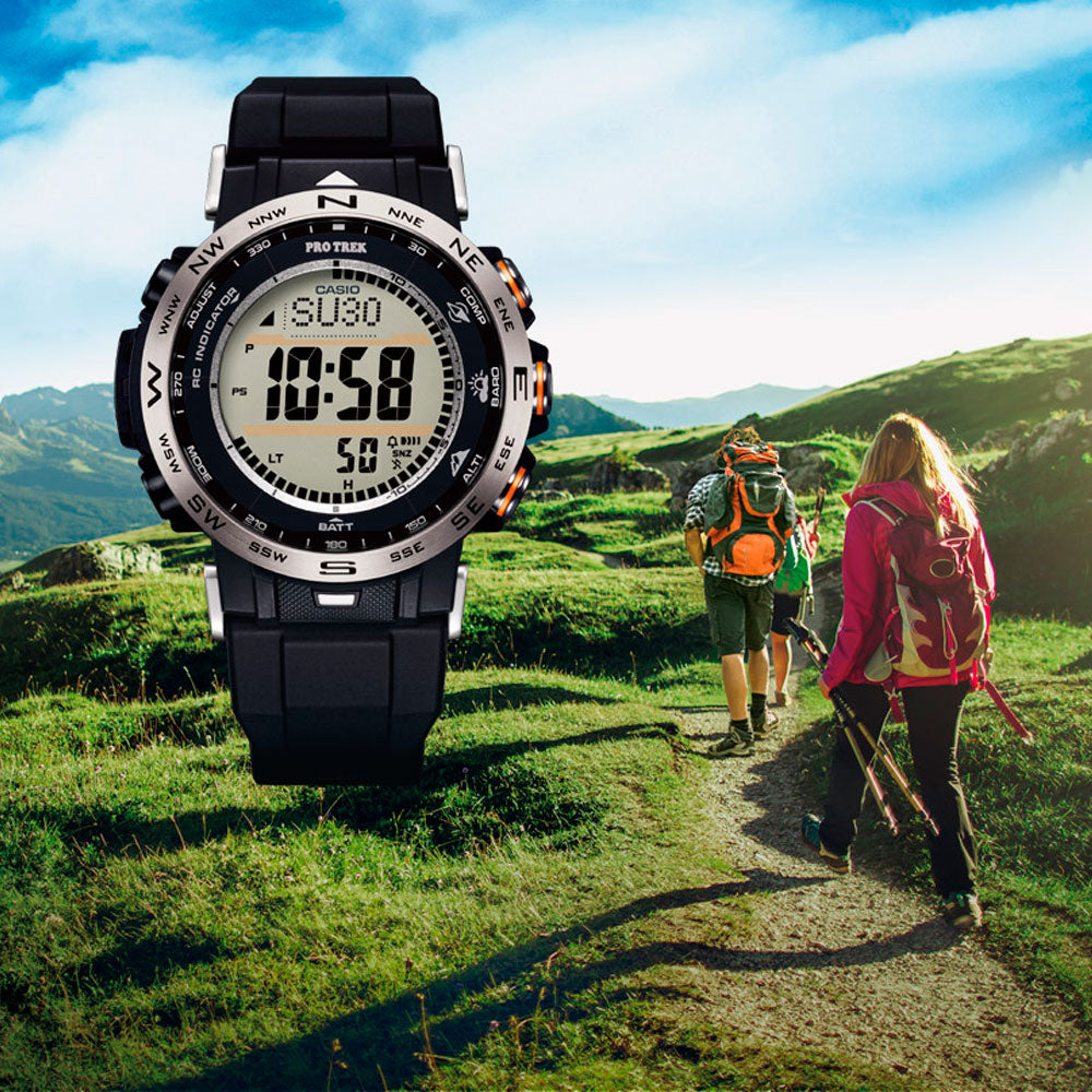 Reloj Casio Pro Trek PRW-30Y-3DR Triple Sensor Tough Solar - Dando la ...