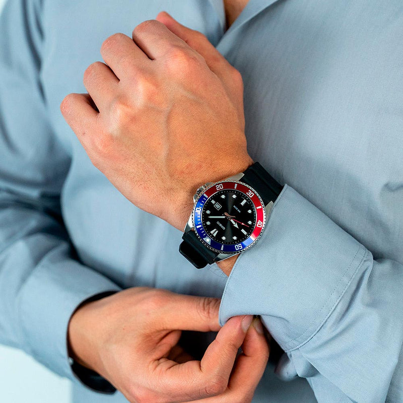 Reloj Casio Submariner Marlin MDV-107-1A3VEF Pepsi - Dando la Hora ...