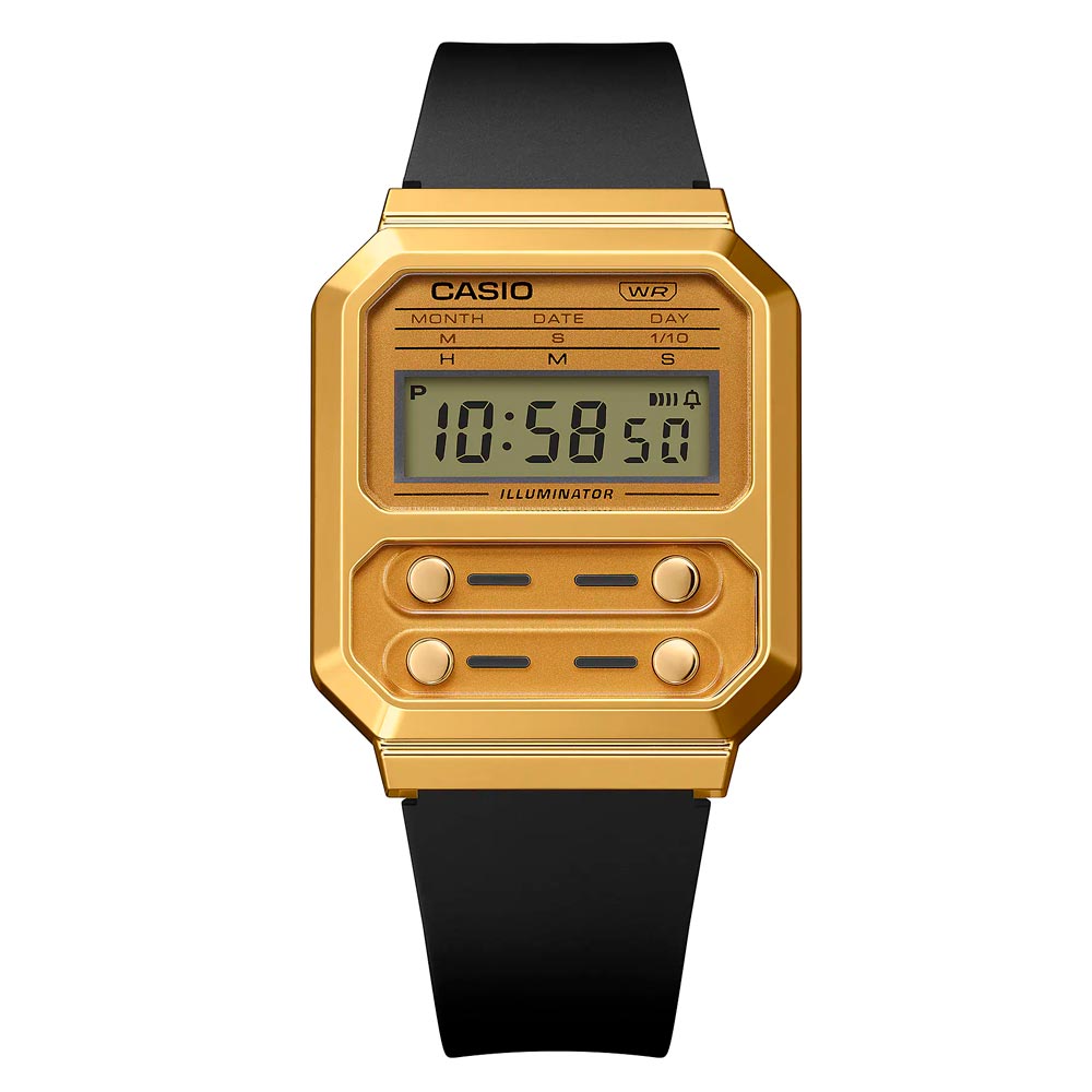 Reloj Casio Vintage A100WEFG-9ADF Alien F-100 Plateado - Dando la Hora ...
