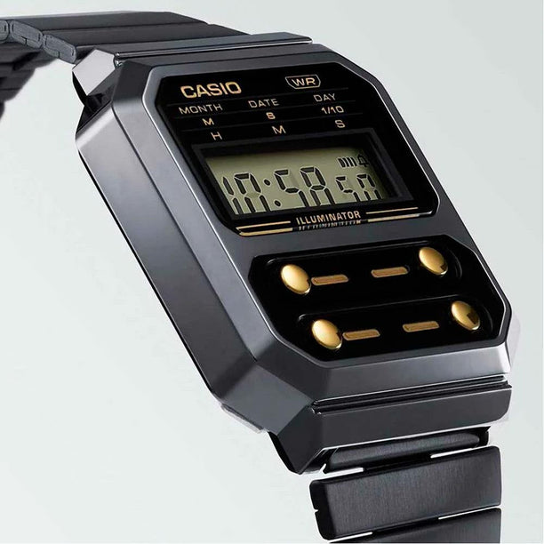 Reloj Casio Vintage A100WEGG-1A2DF Alien F-100 - Dando la Hora – Dando ...