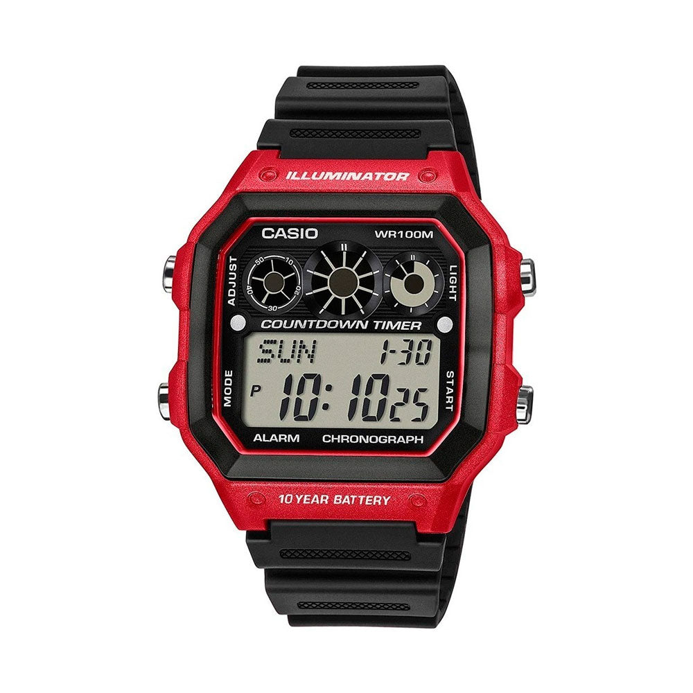 Reloj Casio Vintage AE-1300WH-4AVDF Rojo - Dando la Hora – Dando La Hora