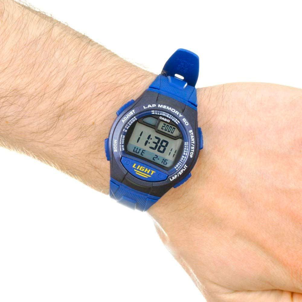 Reloj Casio Vintage Lap Memory W-734-2AVEF Digital - Dando la Hora ...