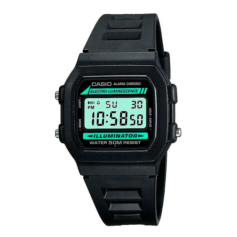 Reloj Casio Vintage W-86-1VQES Negro Illuminator - Dando la Hora ...