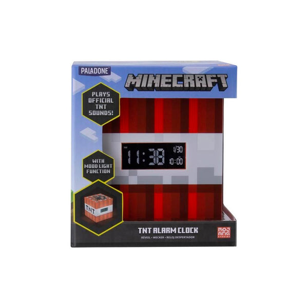 Reloj Despertador Minecraft TNT Licenced By Mojang USB - Dando la Hora ...