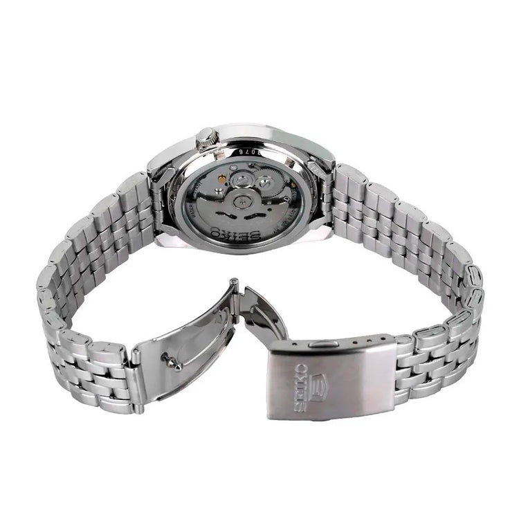 Reloj Seiko 5 Análogo Automático SNK381K1 Metálico 37mm Dando la Hora ...