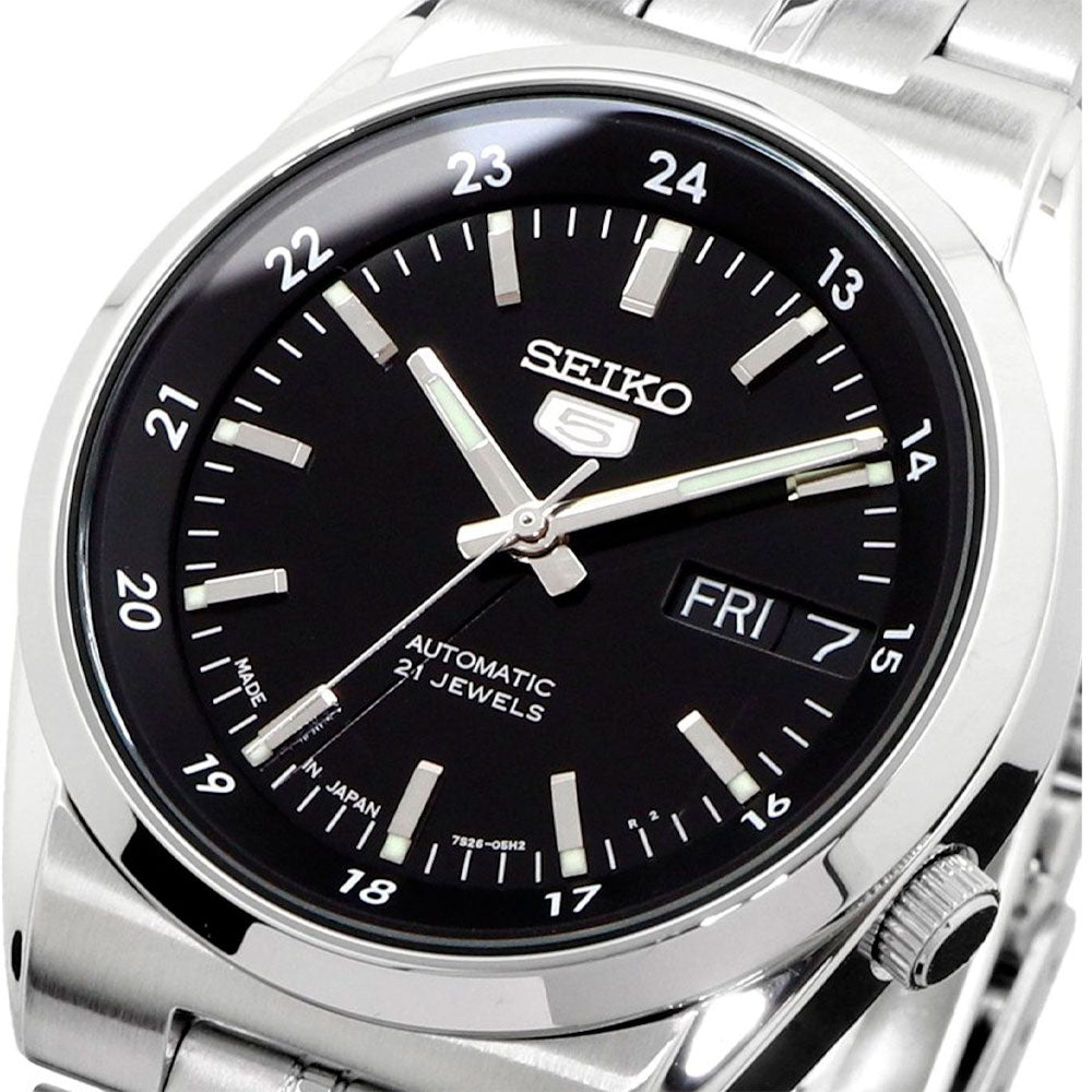 Reloj Seiko 5 Análogo Automático SNK567J1 Metálico 37mm Dando la Hora ...