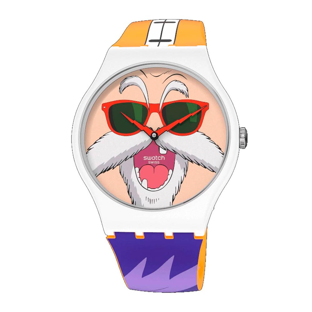 Reloj Swatch x Dragon Ball Z SUOZ346 Maestro Roshi 41mm - Dando la Hora ...