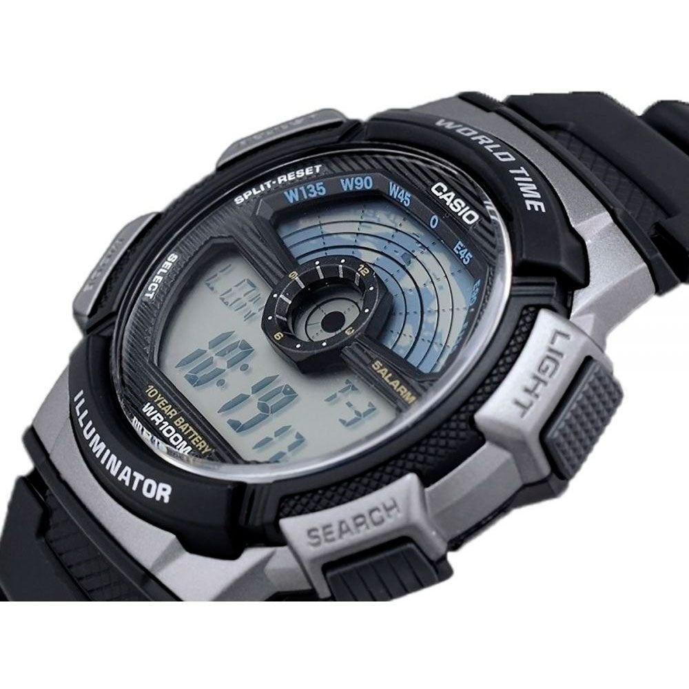 Reloj World Time Royale Casio Vintage AE-1100W-1AVDF - Dando la Hora – Dando La Hora